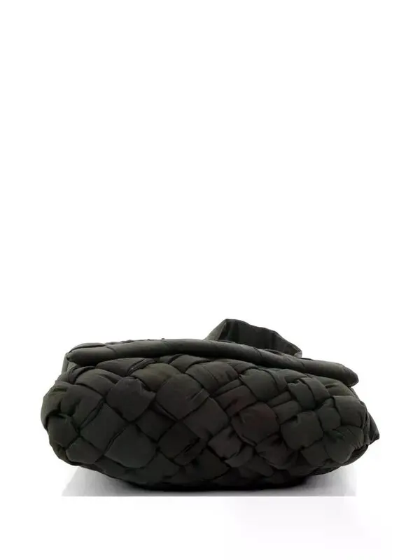 Bottega Veneta Rumple Intrecciato Small Shoulder Bag - Green