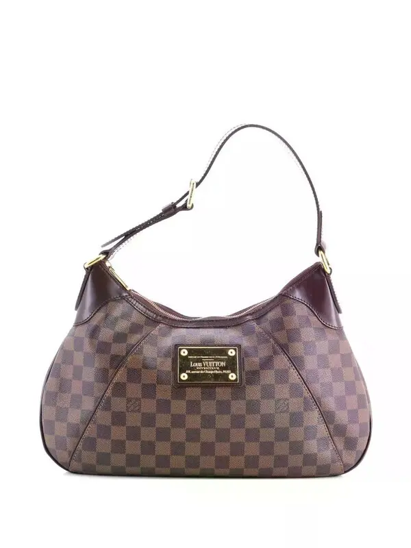 LOUIS VUITTON Thames Damier Gm Hobo Bag - Brown