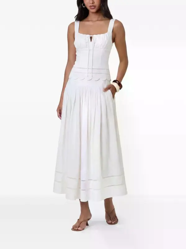 NICHOLAS Lattice-trim Sleeveless Top