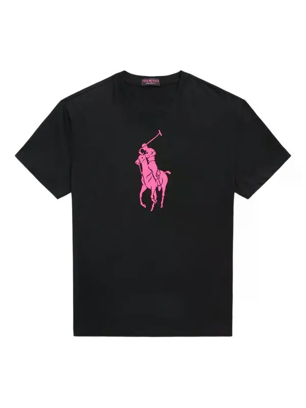 Polo Ralph Lauren Pink Pony Graphic T-shirt - Black
