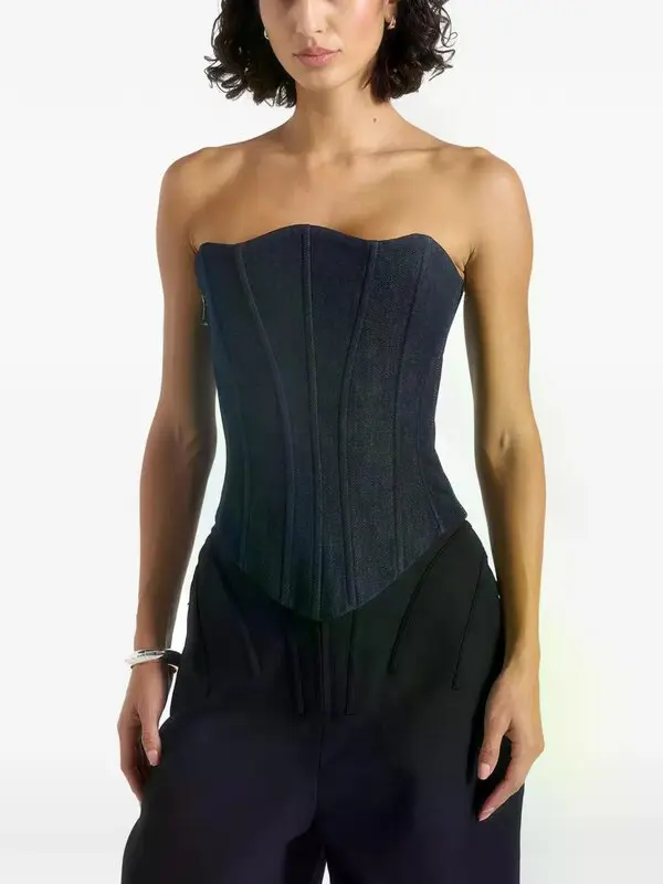 Manière De Voir Denim Corset
