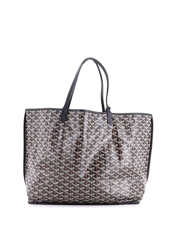 Goyard Pm Anjou Reversible Tote Coated Canvas - Black