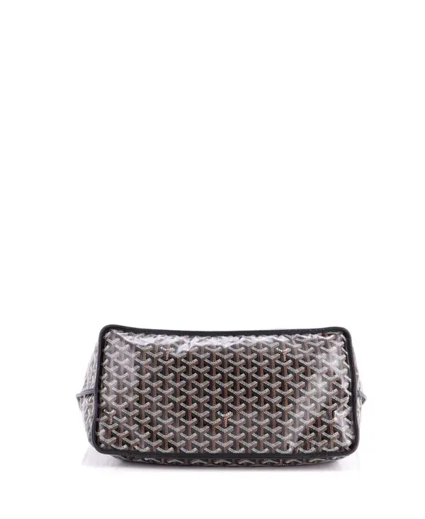 Goyard Pm Anjou Reversible Tote Coated Canvas - Black