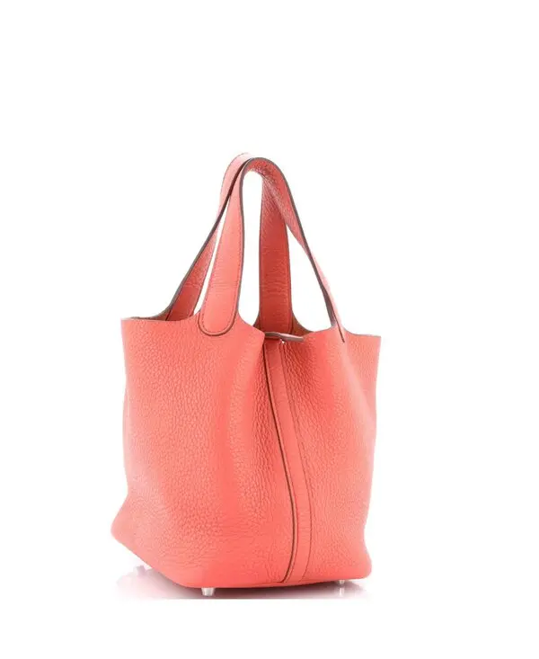 Hermès Pm Picotin Bag Clemence - Pink