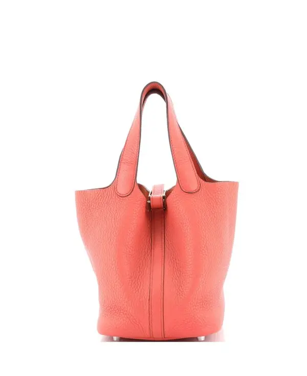 Hermès Pm Picotin Bag Clemence - Pink