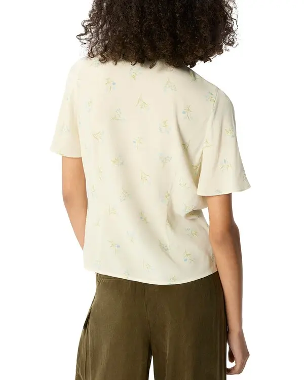 Whistles Floral Button Front Shirt