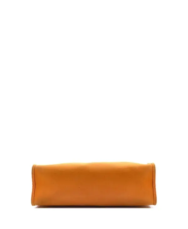 Hermès 31 Herbag Zip Leather And Toile - Brown