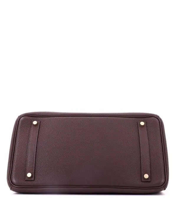 Hermès Birkin 35 Handbag Brown Togo With Gold Hardware - Chocolat