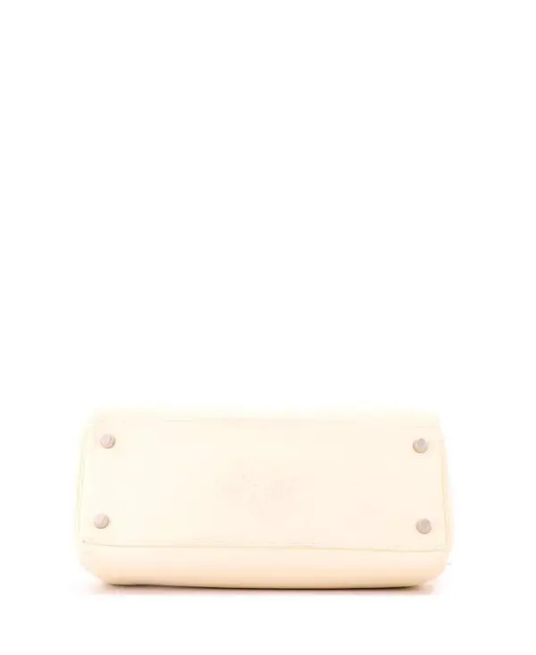 Hermès Kelly 28 Handbag Light Clemence With Palladium Hardware