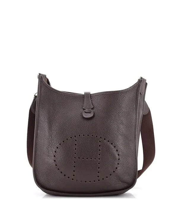 Hermès Pm Evelyne Bag Gen Ii Clemence - Brown