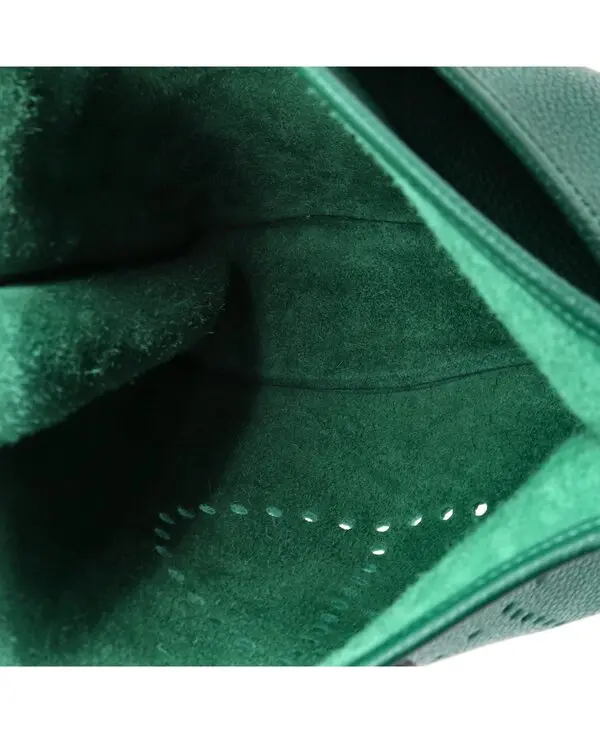 Hermès Pm Evelyne Bag Gen Iii Clemence - Green