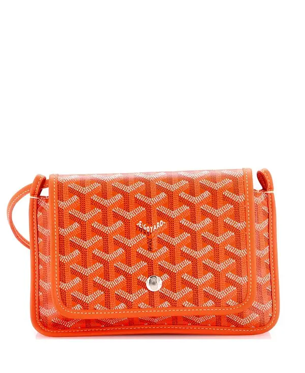 Goyard Plumet Clutch Wallet Coated Canvas - Orange