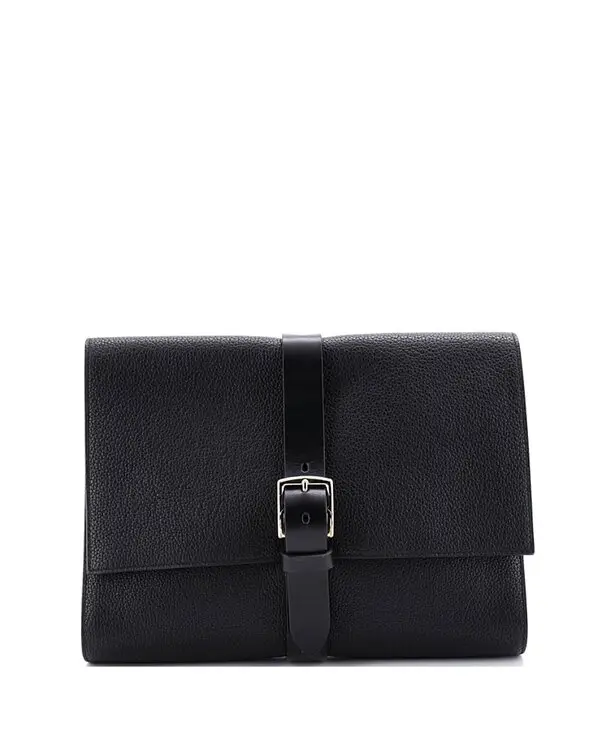 Hermès 29 Etriviere Ii Folder Pouch Togo - Black