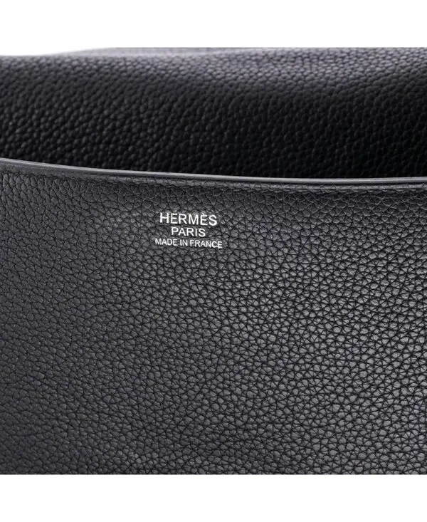 Hermès 29 Etriviere Ii Folder Pouch Togo - Black