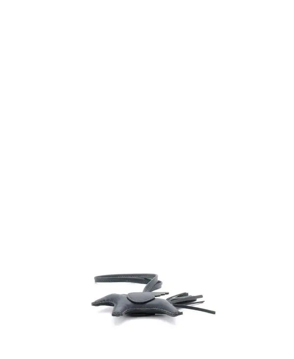 Hermès Pm Monochrome Pegase Rodeo Bag Charm Leather - Gray