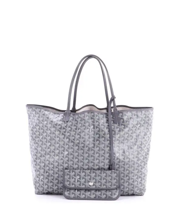 Goyard Gm Saint Louis Tote Coated Canvas - Gray