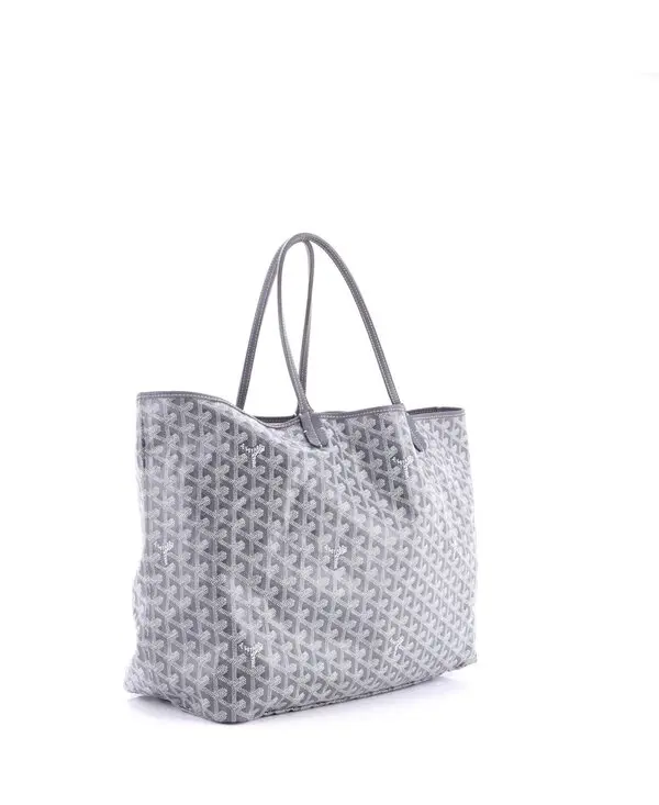 Goyard Gm Saint Louis Tote Coated Canvas - Gray