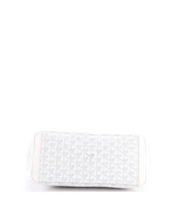 Goyard Pm Artois Tote Coated Canvas - White