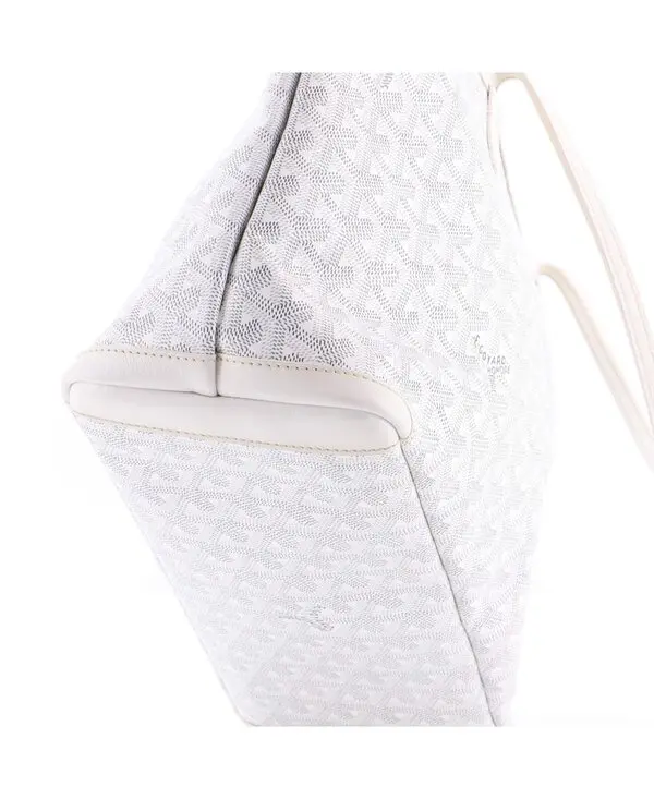 Goyard Pm Artois Tote Coated Canvas - White