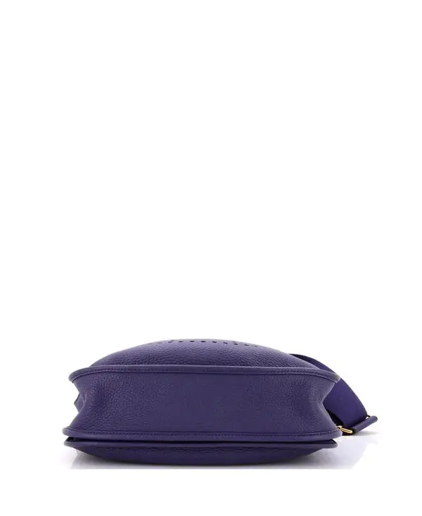 Hermès Pm Evelyne Bag Gen Iii Clemence - Blue