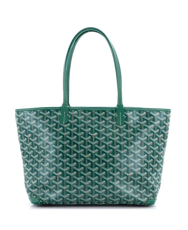 Goyard Pm Artois Tote Coated Canvas - Green