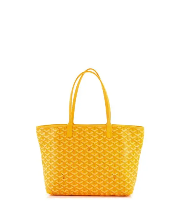 Goyard Pm Artois Tote Coated Canvas - Yellow