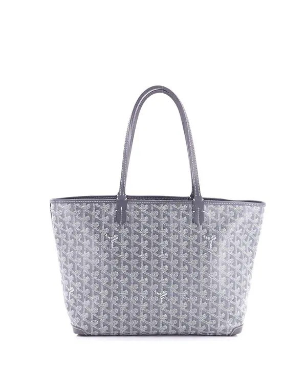 Goyard Pm Artois Tote Coated Canvas - Gray