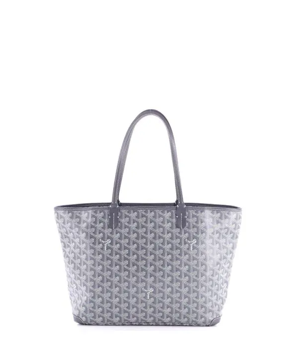 Goyard Pm Artois Tote Coated Canvas - Gray