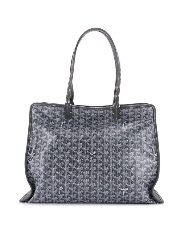 Goyard Pm Hardy Pet Carrier Coated Canvas - Gray