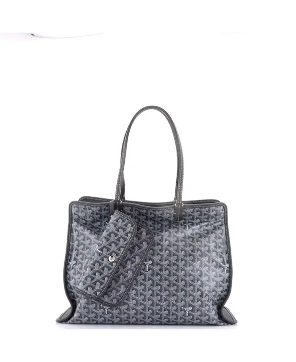 Goyard Pm Hardy Pet Carrier Coated Canvas - Gray