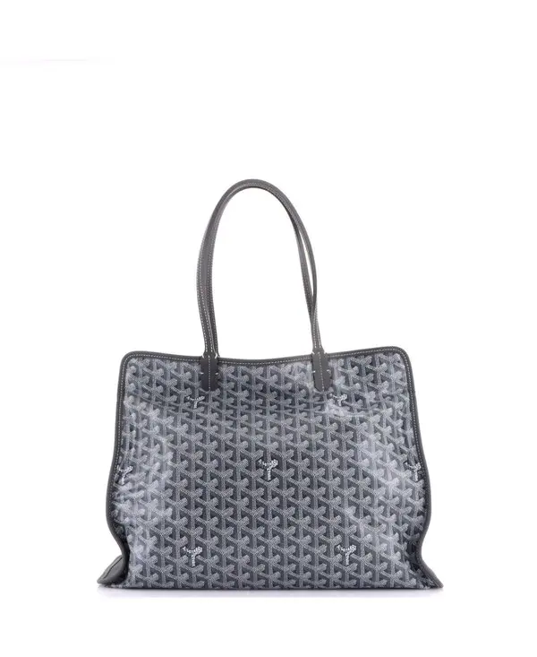 Goyard Pm Hardy Pet Carrier Coated Canvas - Gray