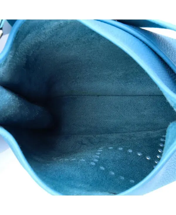 Hermès Pm Evelyne Bag Gen Iii Clemence - Blue
