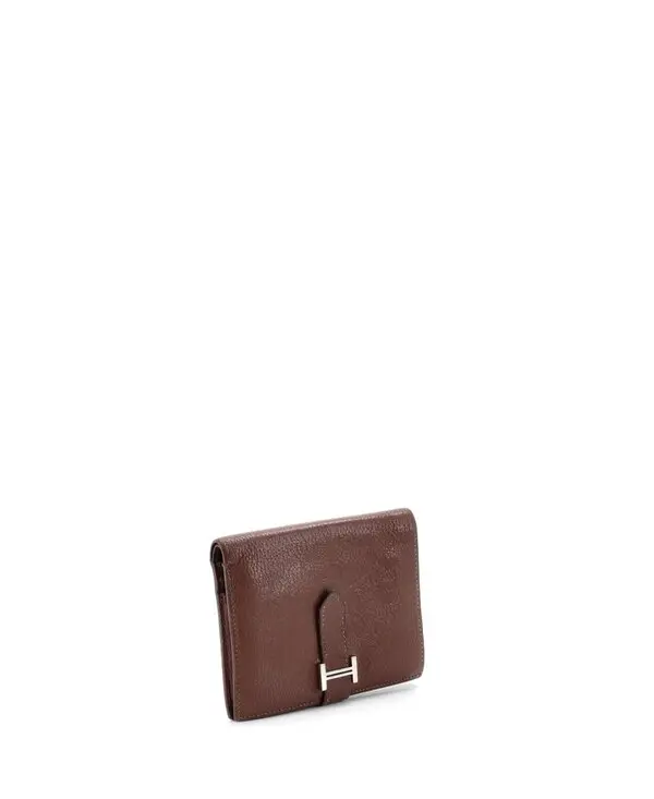 Hermès Compact Bearn Wallet Tadelakt