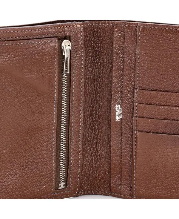 Hermès Compact Bearn Wallet Tadelakt