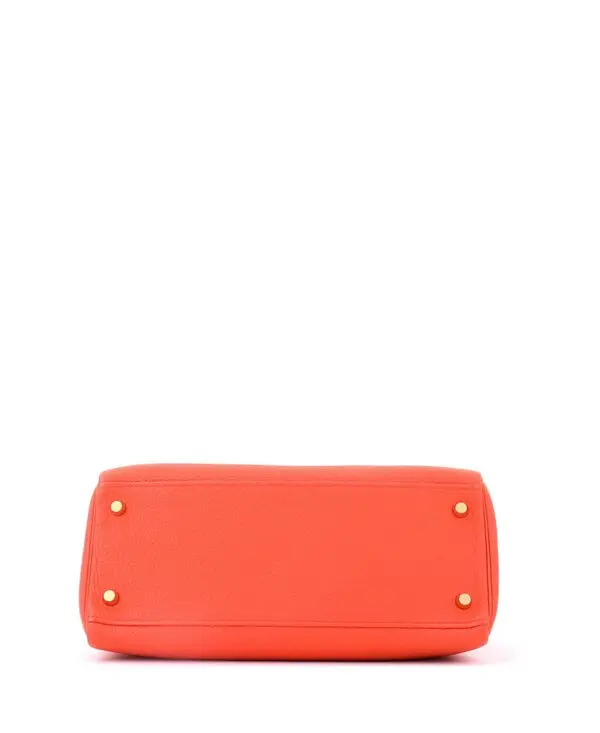 Hermès Kelly 28 Handbag Orange Togo With Gold Hardware - Capucine