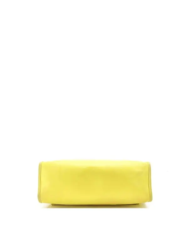 Hermès 31 Herbag Zip Berline Vache Canvas And Leather - Yellow
