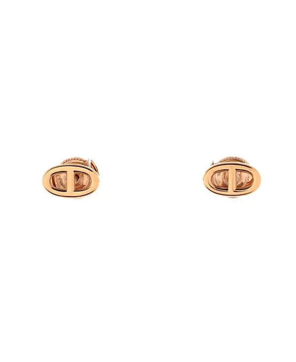Hermès Very Small Farandole Stud Earrings 18k Rose Gold - Pink
