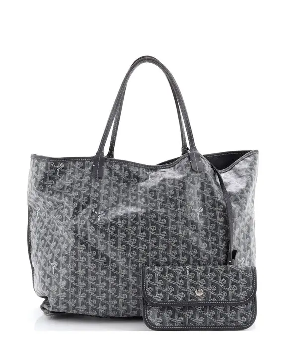 Goyard Gm Anjou Reversible Tote Coated Canvas