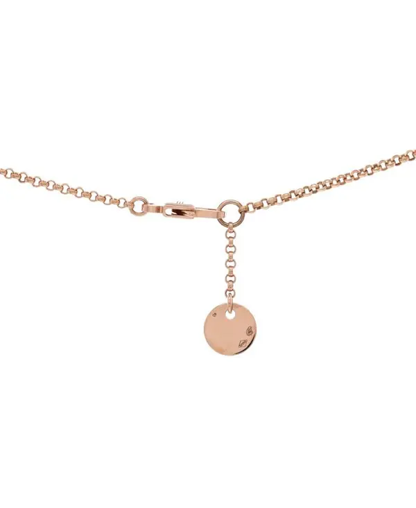 Hermès Small Clou D'h Pendant Necklace 18k Rose Gold With Diamonds, 15.75