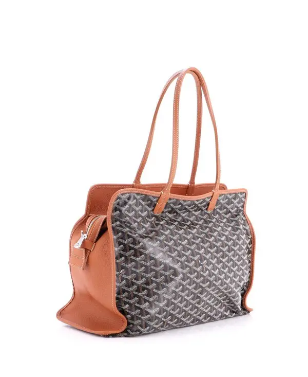 Goyard Pm Hardy Pet Carrier Coated Canvas - Brown