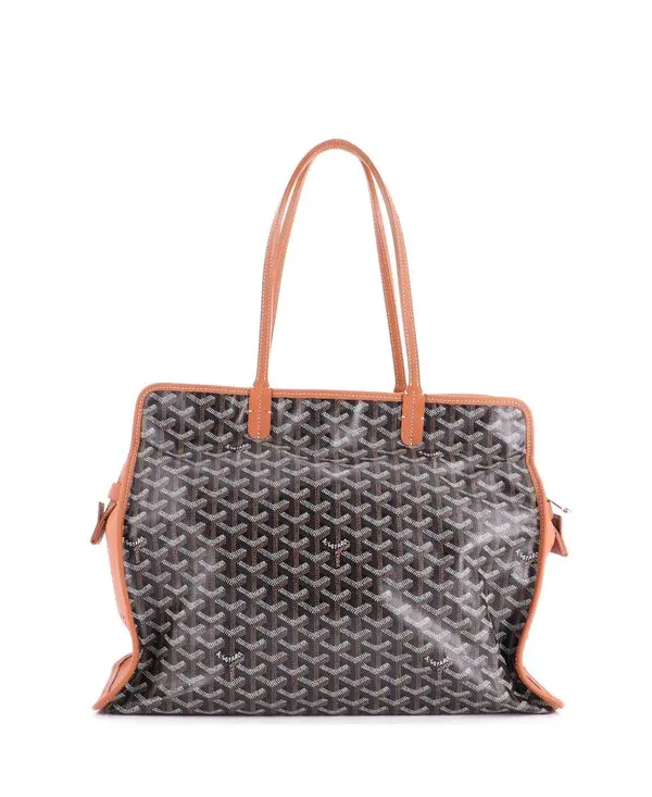 Goyard Pm Hardy Pet Carrier Coated Canvas - Brown