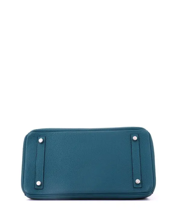 Hermès Birkin 25 Handbag Green Swift With Palladium Hardware - Menthe