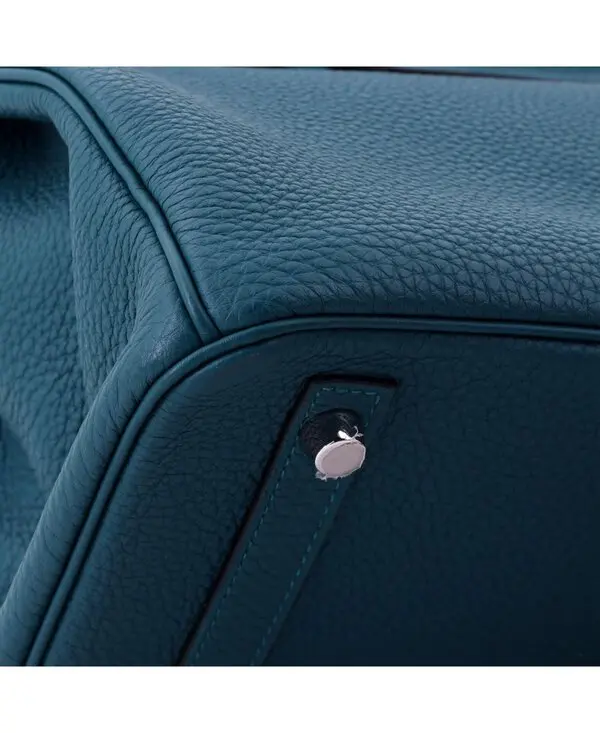 Hermès Birkin 25 Handbag Green Swift With Palladium Hardware - Menthe