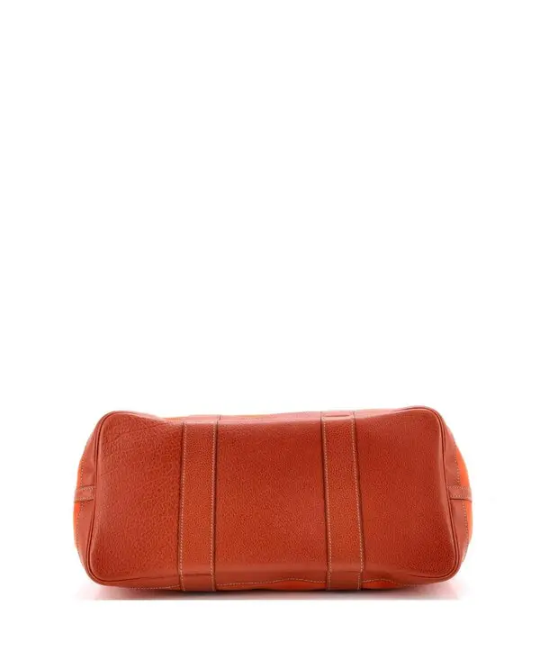 Hermès 36 Garden Party Tote Toile And Leather - Orange