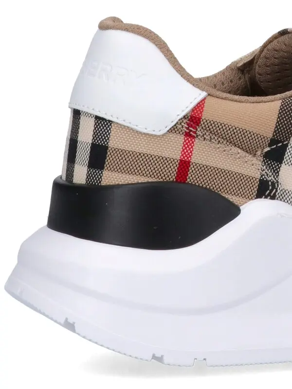 Burberry Vintage Check Fabric Sneakers