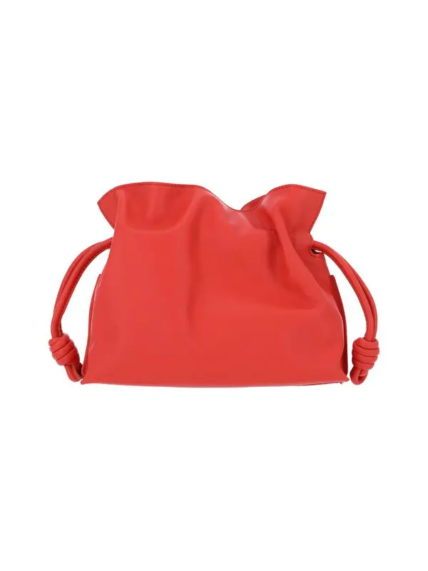 Loewe Mini Flamenco Clutch In Calfskin - Orange