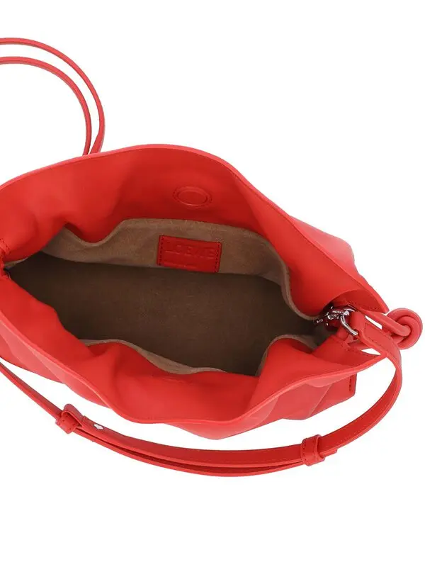Loewe Mini Flamenco Clutch In Calfskin - Orange