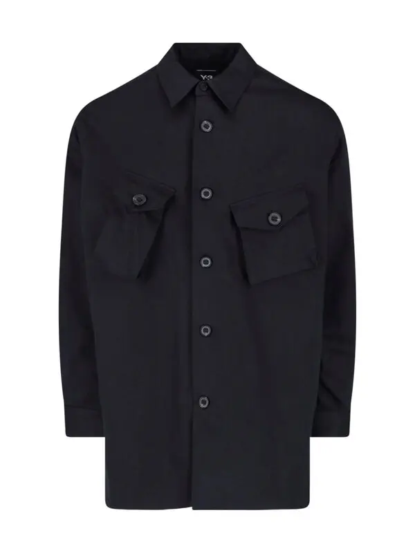 Y3 Aspesi Button-up Shirt - Black