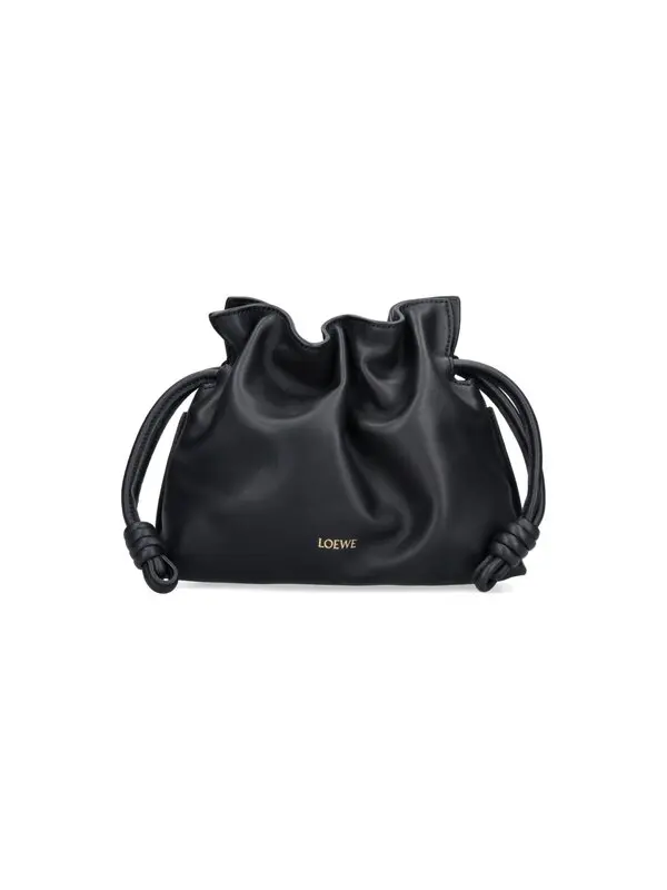 Loewe Flamenco Mini Clutch - Black