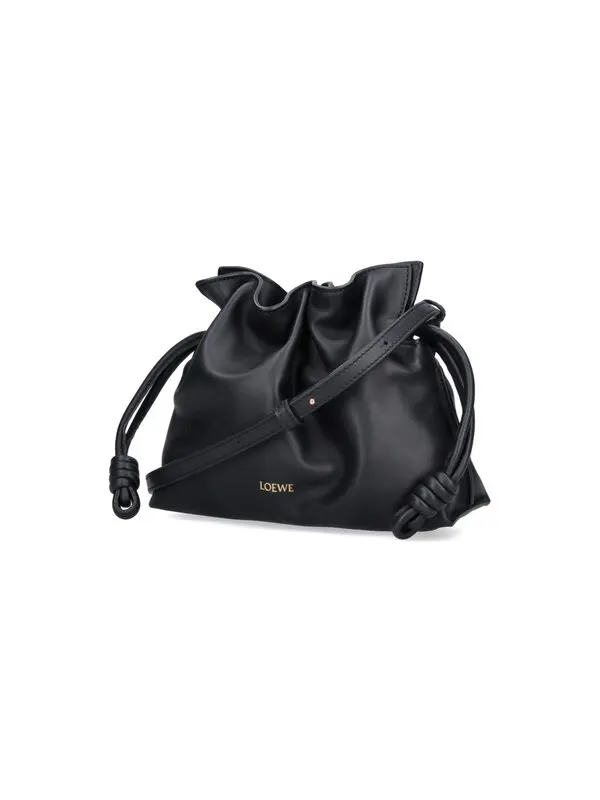 Loewe Flamenco Mini Clutch - Black